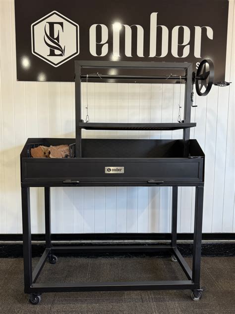 The Regal With Side Brazier Trolley Ember Industries