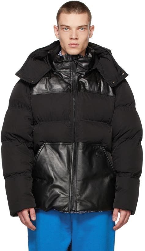 ader error black down puffer jacket ader error