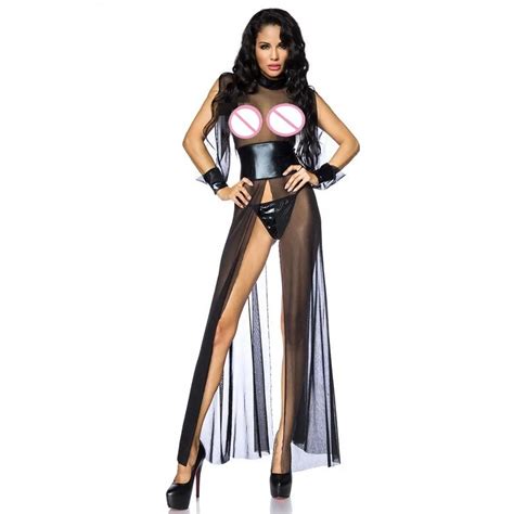 Aliexpress Com Buy Size M Xxl Sexy Black Mesh Robe Transparent With Sashes Sheer Tulle Erotic