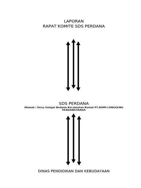 laporan rapat komite pdf