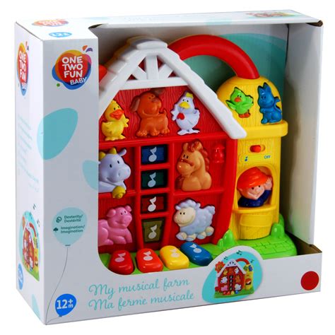 One Two Fun Zenélő farm - Auchan Online