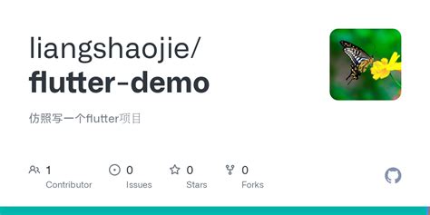 Github Liangshaojie Flutter Demo Flutter