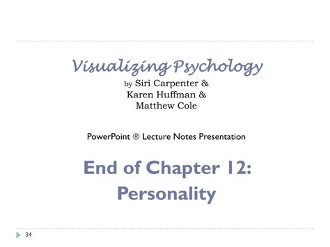 Ppt Visualizing Psychology Chapter Personality Powerpoint Presentation Id