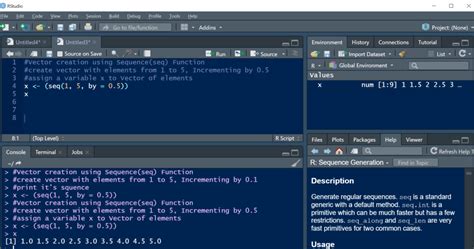 Create Vectors With Different Functions Operators Vector Elements Sri Tech Studio