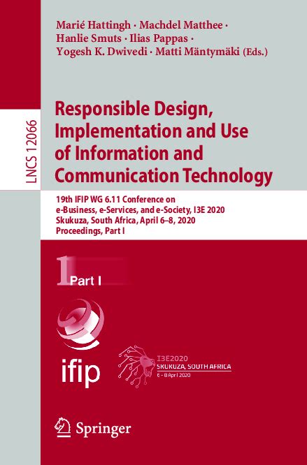 Pdf Responsible Design Implementation And Use Of Information And