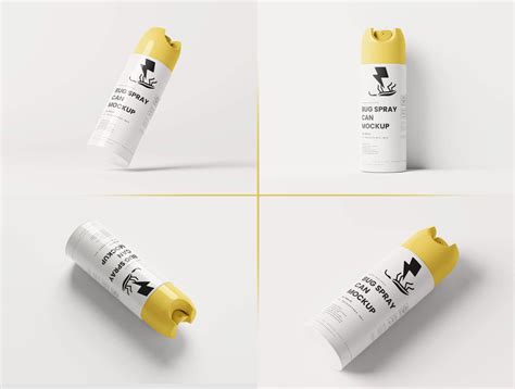 7 Free Bug Spray Bottle Mockups Files Free Package Mockups