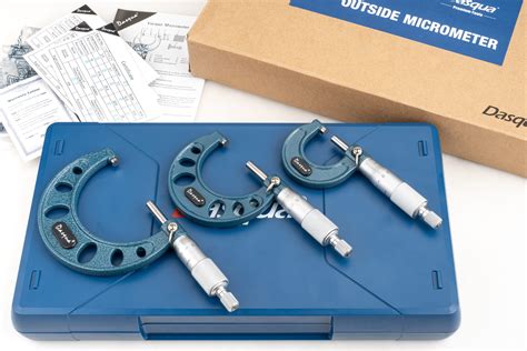 Dasqua Set Of 3 Micrometers 0 3 0 0001