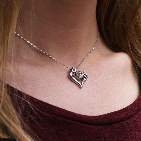 I Love You Mommy Four Diamond Necklace Steven Singer Jewelers