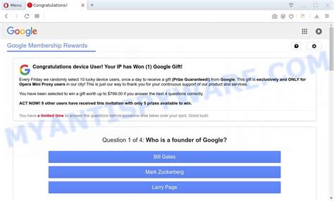 How To Remove Google Membership Rewards Pop Ups Virus Removal Guide