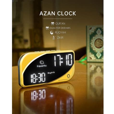 Athan Prayer Clock With Video Azan Time Counting G Grandado