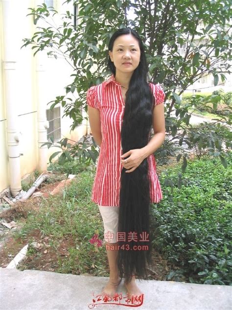 江西萍乡长发女刘小玲1 7米长发回顾 67 中国长发