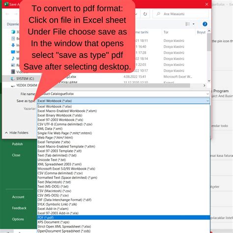 Catalog Template Of The Product In Excel Format Different Etsy