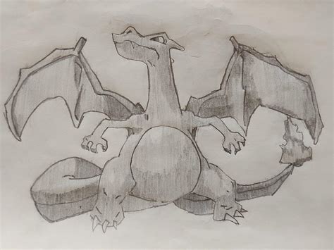 Pokemon Charizard Drawing
