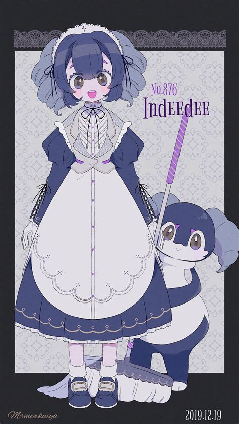 Indeedee And Indeedee Pokemon Drawn By Mameeekueya Danbooru