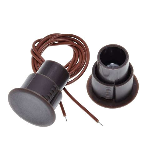 Magnetic Reed Switch Door Sensor With Wire Mc 36 Brown Normal Open