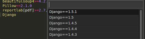Requirementstxt Packages Package Control