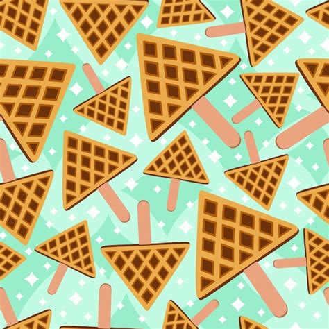 Premium Vector Sweet Food And Dessert Food Vector Seamless