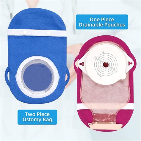 3pcs Ostomy Bag Covers Kit With Adjustable Belt Odor Reducing Pouch