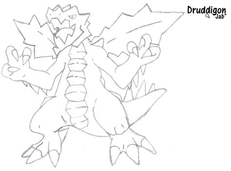 Druddigon By Blacknightwolf77 On Deviantart