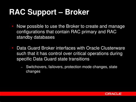 Ppt Oracle Data Guard Maximum Data Protection At Minimum Cost