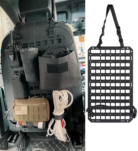 Tacnex Vehicle Rigid Molle Panel For Car Visorheadrestseat Back