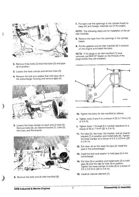 Cat 3208 Industrial And Marine Engine Disassembly And Assembly