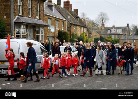 Remembrance Day Sunday Hook Norton Oxfordshire England Uk 13 Th
