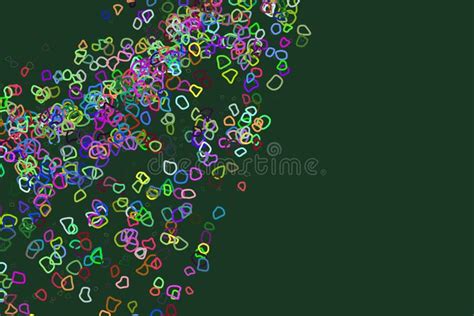 Shape Of Motion Particle Or Random Abstract Background Pattern