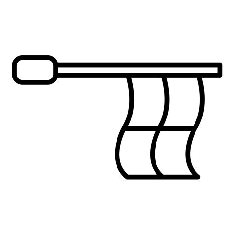 Offside Flag Line Icon 14723604 Vector Art At Vecteezy