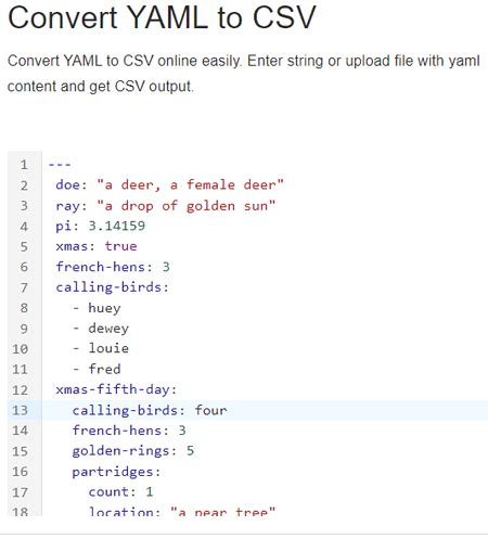 10 Best Free Online YAML To CSV Converter Services