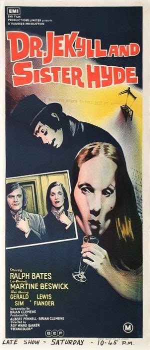 Dr Jekyll And Sister Hyde The Film Poster Gallery