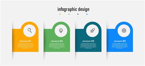 Premium Vector Infographic Design Elegant Professional Template With 4 Step Premium Vector