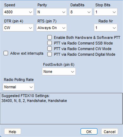 N1mm Settings For Ftdx10 Vk4dx
