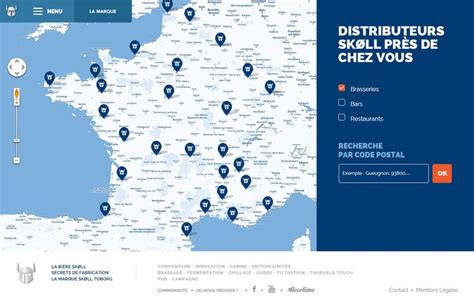 Skoll Store Locator Map Of Locations In France