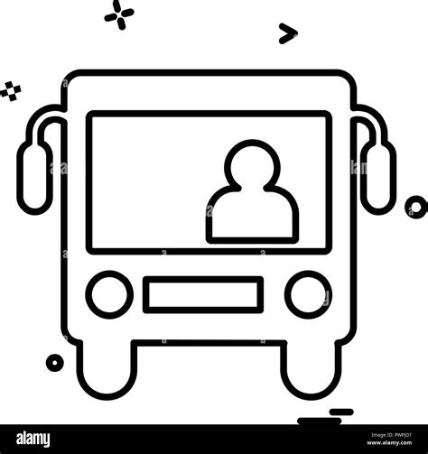 Bus Icon Design Vector Stock Vector Image And Art Alamy