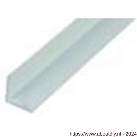 Gah Alberts Hoekprofiel Aluminium Wit 30x30x2 Mm 2 M 474256 A51501003