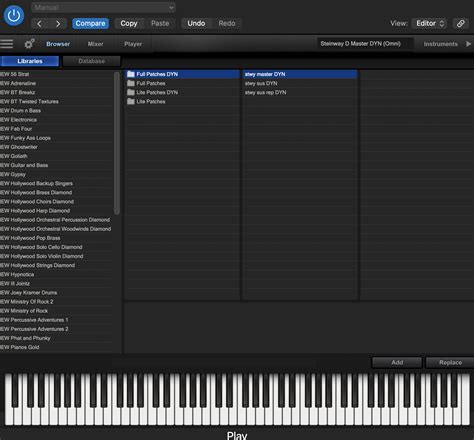 Increase Font Size In A Logic Library Browser Logic Pro Logic Pro Help