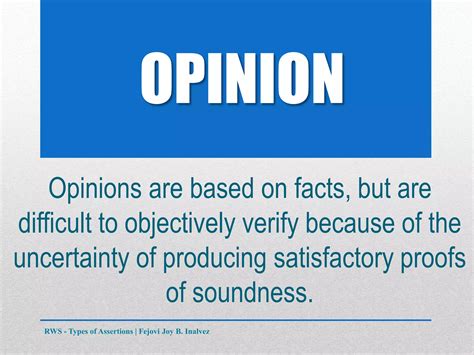 Critical Reading As Reasoning Types Of Assertionspptx