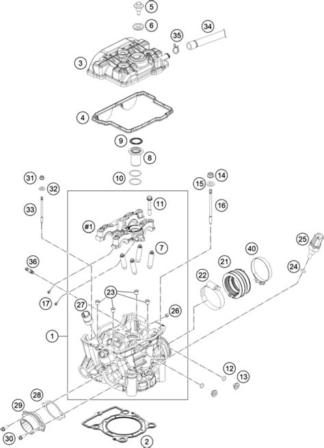 Mpe Motorcycle Performance Enhancement Fe 250 2023 Cylinder Head