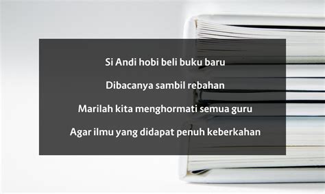 25 Pantun Bersajak Berbagai Tema Dengan Pola AA AA Dan AB AB