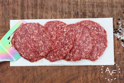 Ground Beef Patties Ayers Valley Farm