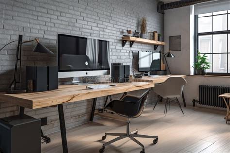 Modern Workspace With Minimalist Aesthetics Representing A Peaceful And Organized Work