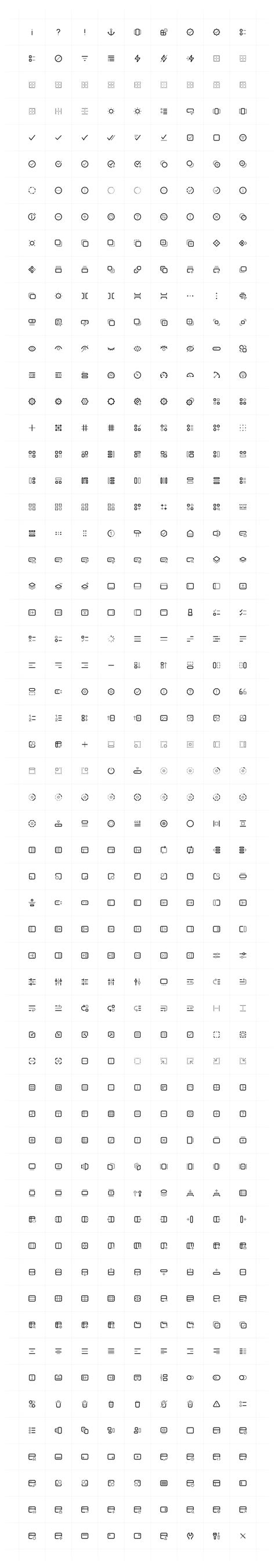 User Interface Icons