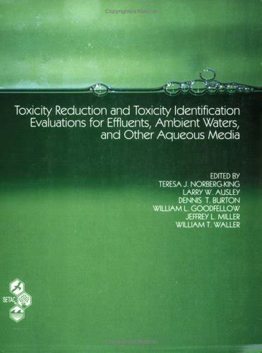 Toxicity Reduction And Toxicity Identification Evaluations For