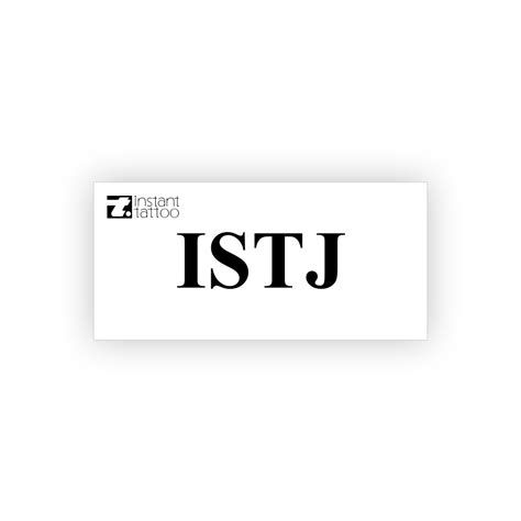 Istj 인스턴트타투