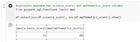 pyparktypeerror column is not iterable min max and sum datascience made simple