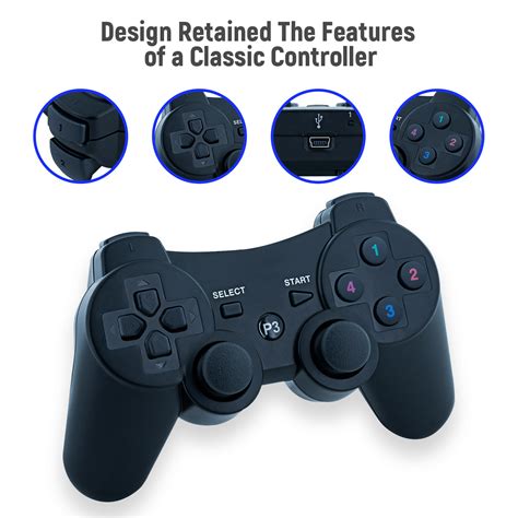 Controller Ps3 Bluetooth Wireless Double Shock 3 18641