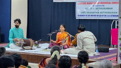 Hyderabad An Evening With Pushkala Jagannathan