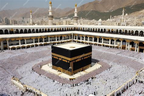 Premium Photo Makkah Kaaba Hajj Muslims