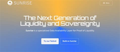 Data Availability In Modular Blockchains And How Sunrise Layer Is